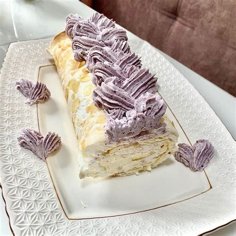 Меренговый рулет без сахара 😋