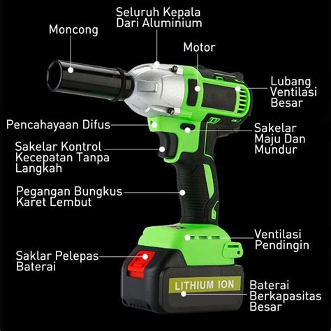 Promo Baut Baut Tertutup Alat Perbaikan Otomatis Ban Lengan P 288V 2battery 9pcs Diskon 30 Di
