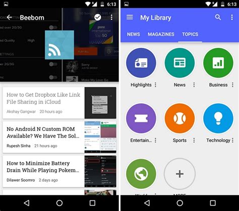 Best RSS Readers For Android Beebom