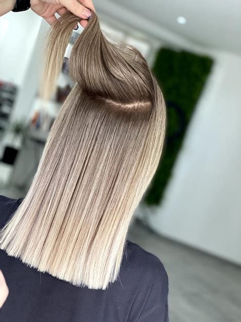 Premium Photo Dyed Hair Coloring Hair Beautiful Hair