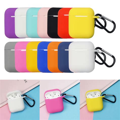 Airpods 1 2 Case Pouch Silicone Cover Soft High Quality Pouch Earpods