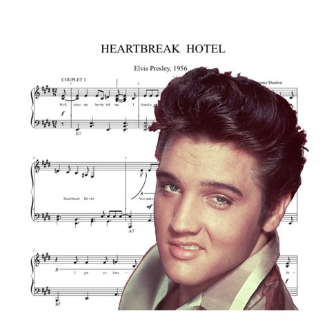 Elvis Presley Heartbreak Hotel Sheets Piano Tutorial Elvis Aaron