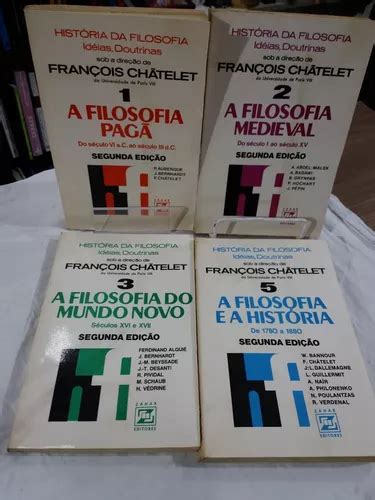 Livro Coleção História Da Filosofia Ideias Doutrinas Com 4 Livros