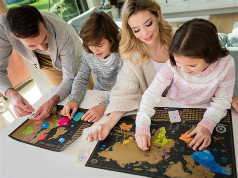 Showcasing The Places You Visited With A Scratch Off Travel Map