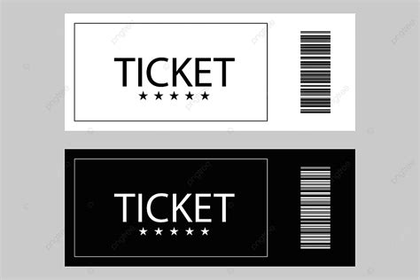 White Black Ticket Vector Icons On Gray Background Background Design