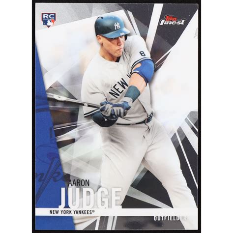 Aaron Judge 2017 Finest 2 Rc Pristine Auction