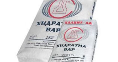 Хидратна вар 25 кг