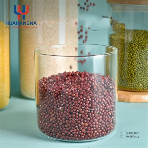 36912l Wide Mouth Round High Borosilicate Glass Jar Kitchen Food
