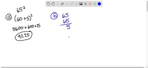 Solved Mental Math You Can Use The Binomial Squares Pattern To Multiply