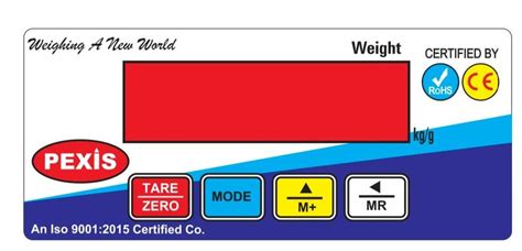 Blue Weighing Scale Stickers Packaging Type Packet At ₹ 5square Inch