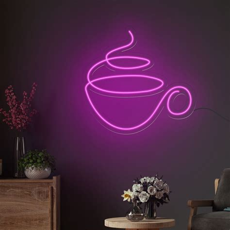 Hot Coffee Neon Sign Led Light Vibecrafts