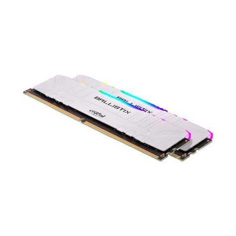 Ram PC Crucial Ballistix RGB 16GB 3600MHz DDR4 8GBx2 White PCX Máy