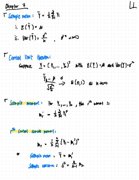 St202 Theorems Summary Probability Distribution Theory And Inference St202 Theorems Summary Probability Distribution Theory And Inference