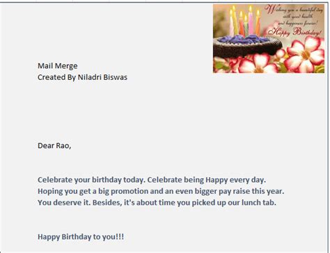 Tip How To Automate Your Mail Merge Through VBA In MS Excel