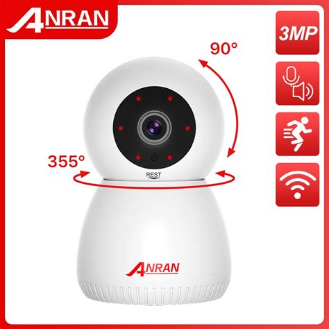 ANRAN Cam Ra De Surveillance Int Rieure IP WiFi HD 3MP Dispositif De S