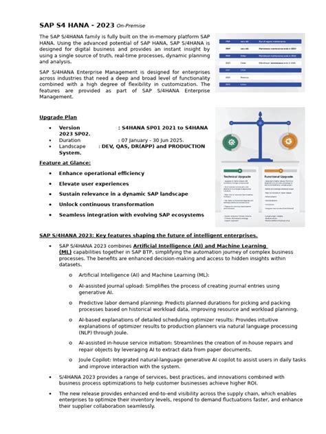 Sap S4 Hana Upgrade Plasser Connect Pdf Artificial Intelligence Intelligence Ai