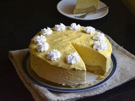Egg Free Gelatin Free Mango Mousse Cake Video Recipe Gayathris