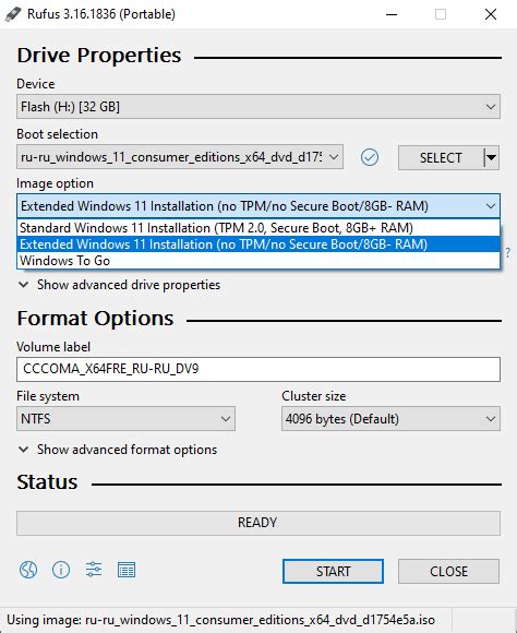 Rufus 3 16 Beta 2 Allows You To Bypass Windows 11 Security And