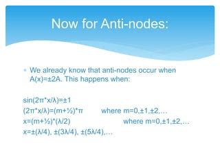 Standing Waves Explanation In Depth PPT