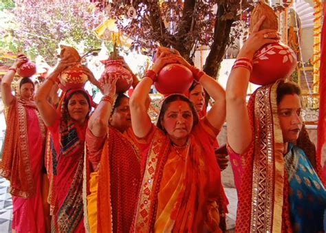 नयना देवी मंदिर में 9 दिवसीय देवी भागवत कथा का श्री गणेश Kumaun Vani
