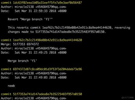 【git】revert51cto博客git Revert Commit