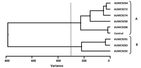 Dendrogram From Cluster Analysis Of The Pooled Data Of 21 Parameters Download Scientific