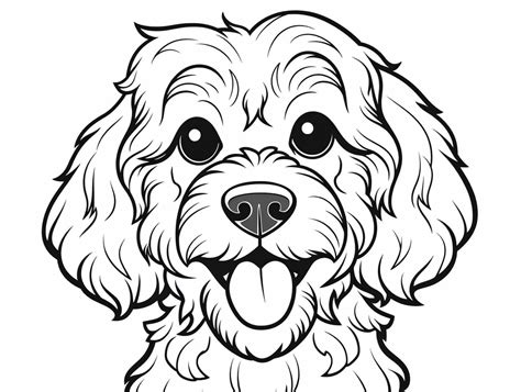 Cockapoo Drawing Step By Step