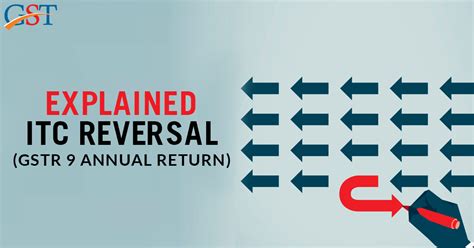 Explained Input Tax Credit Reversal Gstr 9 Annual Return