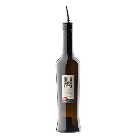Ripley Botella AliÑo Con Dosificador Vidrio Verde 510 Ml Modelo Luna