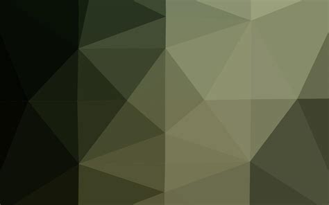 Dark Green Vector Shining Triangular Background 13067679 Vector Art At
