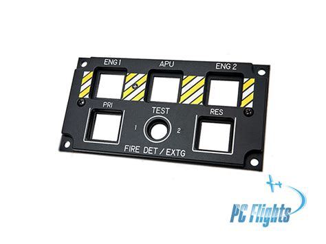 Ah64d Fire Detection Extinguishing Panel Apache Flight Simulator Panels