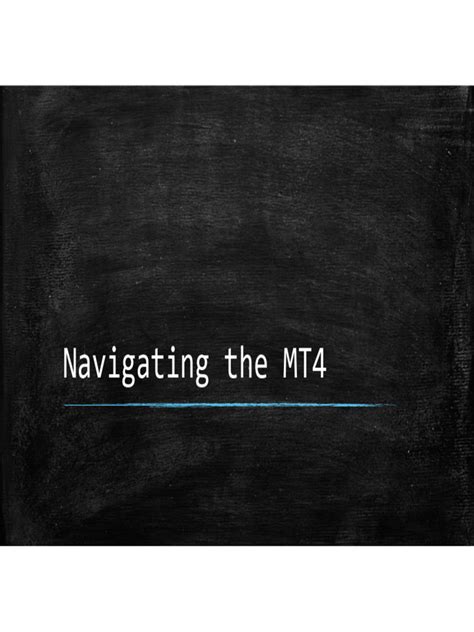 Microsoft Powerpoint Lecture Navigating Mt4 Platform Pdf