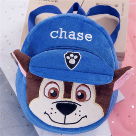 Детский рюкзак Гончик Chase Щенячий патруль Paw Takara Tomy плюшевый синий Стильные аксессуары