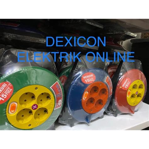 Jual Box Kabel Merkuri Kabel Roll Meter Gulungan Kabel Stop Kontak Murah Terminal Colokan