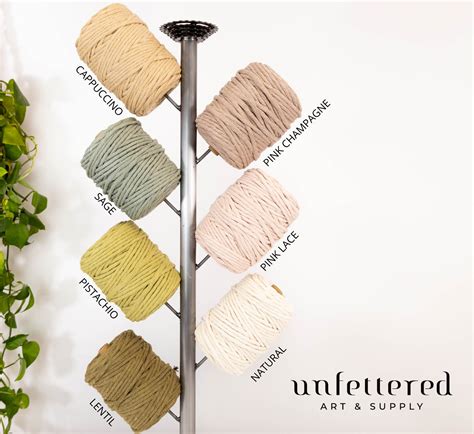 Mm Macrame String Chunky To Ft Coloured Soft Cotton Etsy