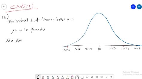 Solved Use The Central Limit Theorem To Find The Mean And Standard