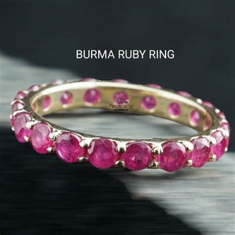 Natural Ruby Ring Etsy