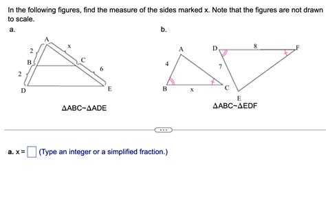 Solved In The Following Figures Find The Measure Of The Chegg