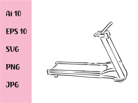 Treadmill Vector Sketch Graphic By Elalalala Creative Fabrica