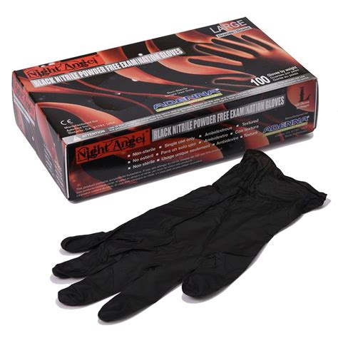 Adenna NIGHT ANGEL Nitrile Powder Free PF Exam Gloves Case T PRO