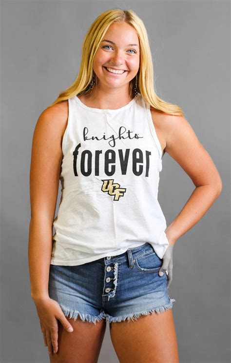 University Of Central Florida Knights Womens Apparel Retro Brand Lindsay Knights Slub Muscle