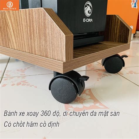 Mua Kệ Cpu Máy Tính Di động Gắn Bánh Xe Chốt Hãm Gỗ Mdf Chống ẩm Kệ