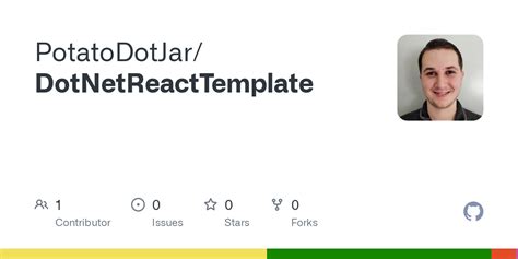 Github Potatodotjardotnetreacttemplate