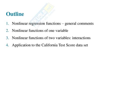 Documento 5 Non Linear Regression Functions