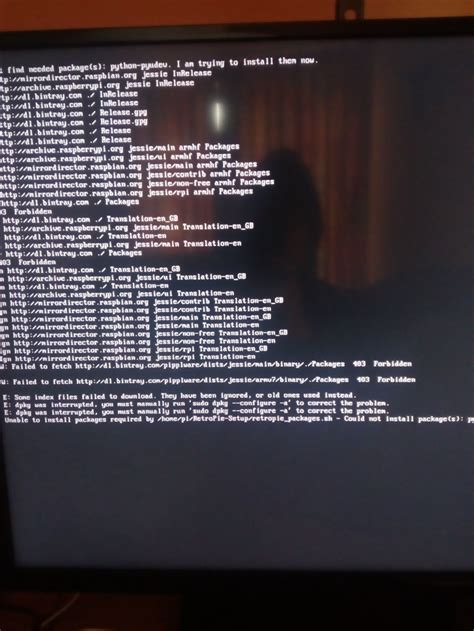 A Set Up Script Error Retropie Forum