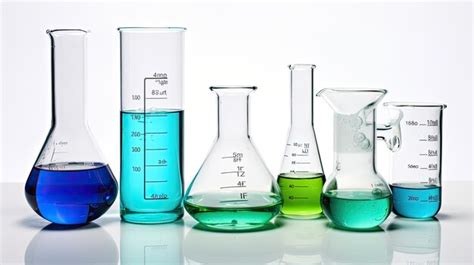 Premium Photo Bubbling Beaker Chemistry White Background