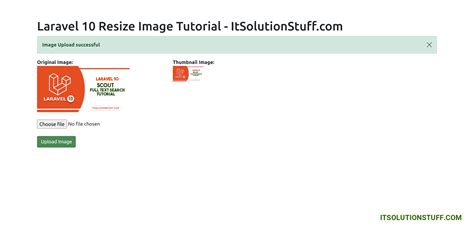 Laravel Image Resize Upload With Intervention Image Example ItSolutionstuff