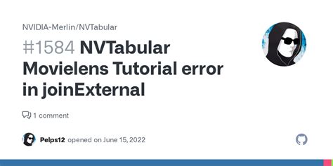 Nvtabular Movielens Tutorial Error In Joinexternal · Issue 1584