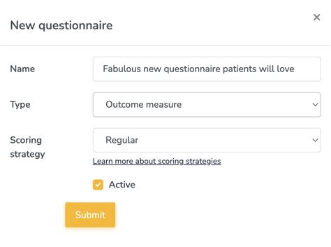 Creating Questionnaires From Scratch Embodia