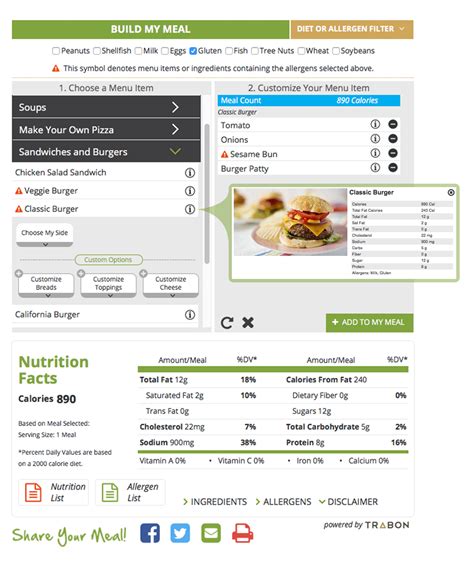 Menu Labeling Nutritional Analysis And Consulting For Your Menus